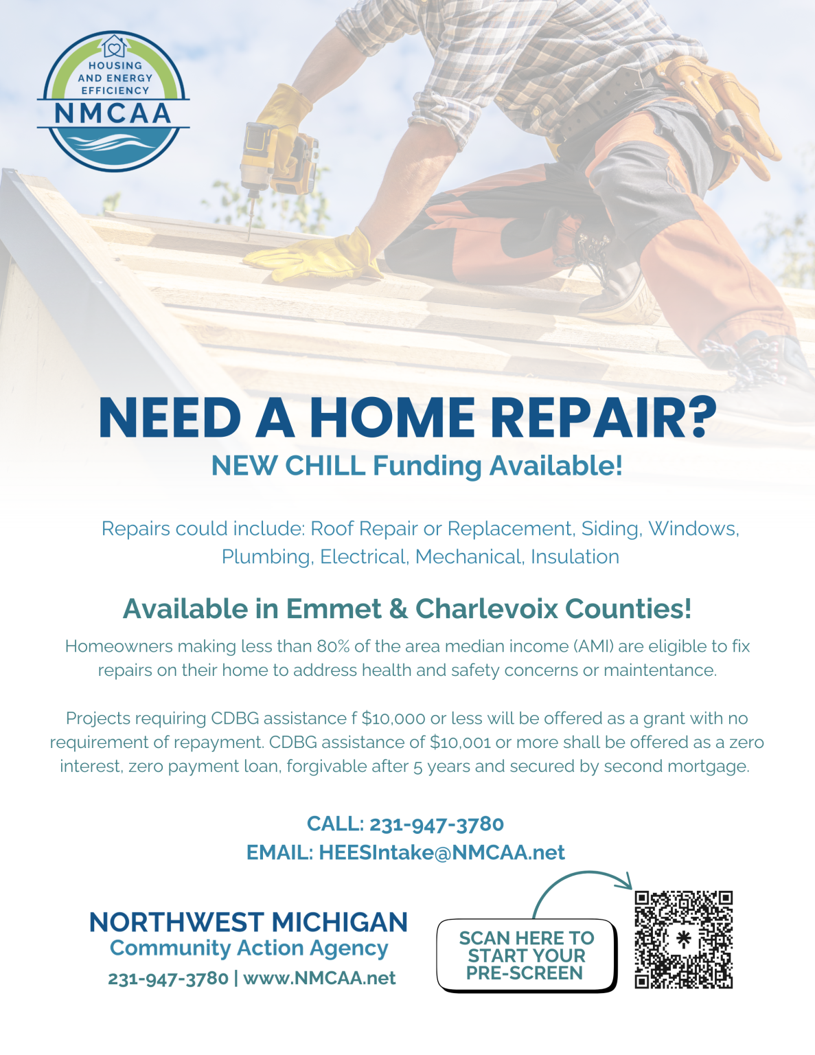 Get Prompt Help with the Emergency Home Repair Program | NMCAA